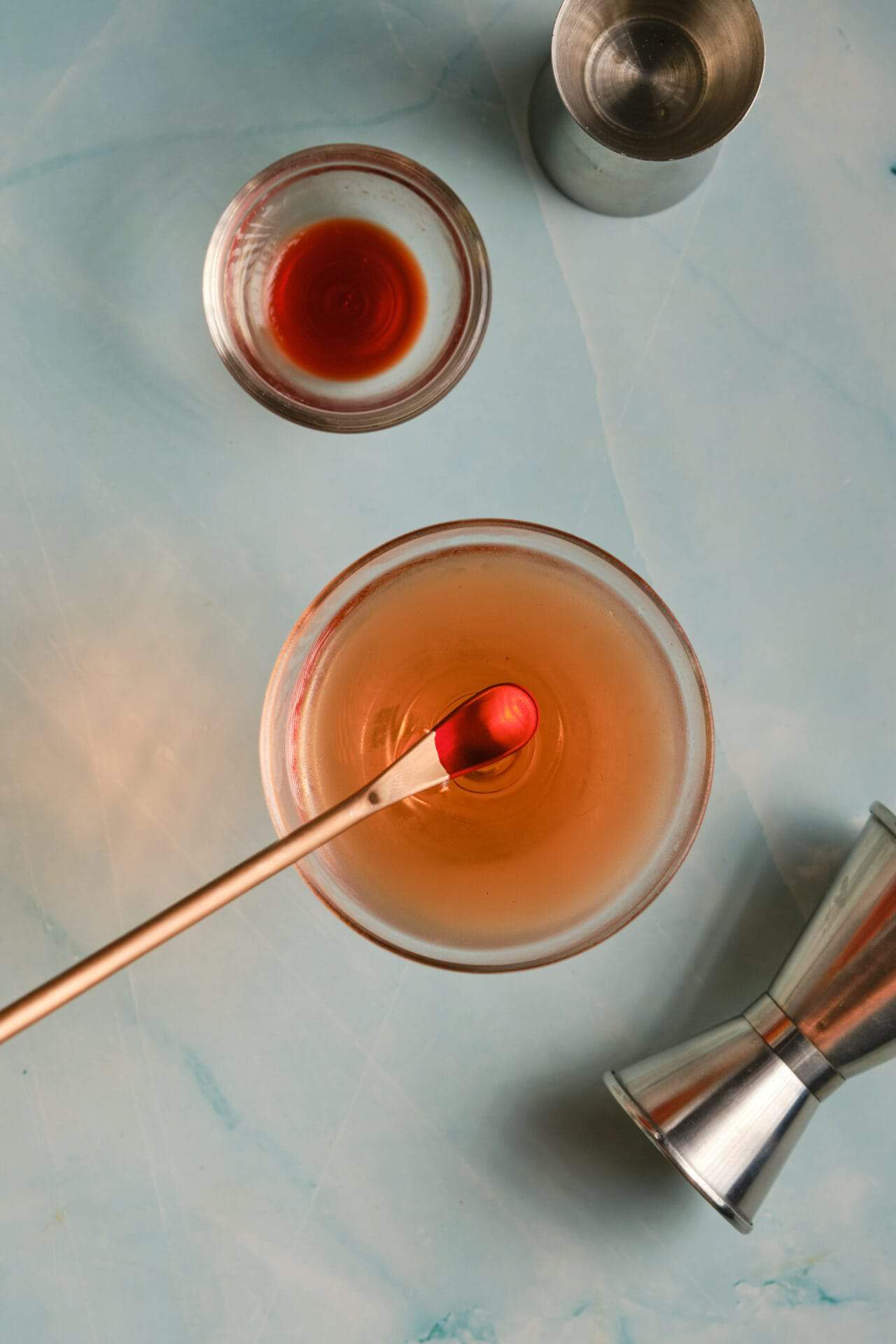 Pink Gin Cocktail - Twist and Toast