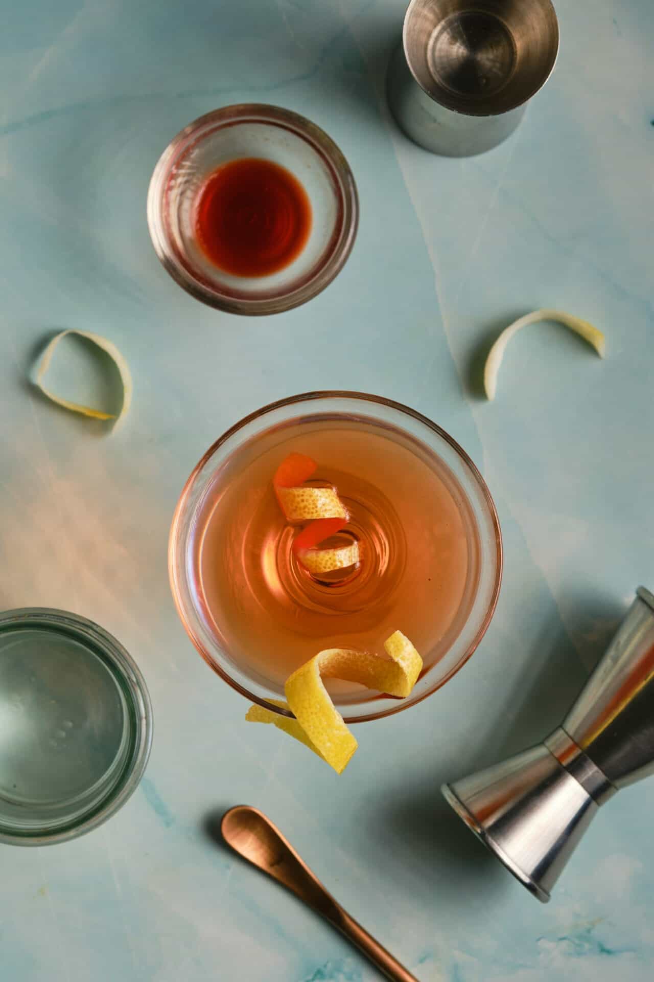 Pink Gin Cocktail - Twist and Toast